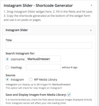 Instagram Slider Widget Plugin - WP ToolTipp