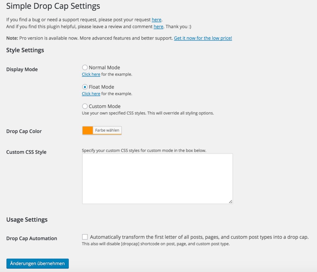 Das Simple Drop Cap PlugIn - Ein WordPress Tool Tipp - Markus Dreesen